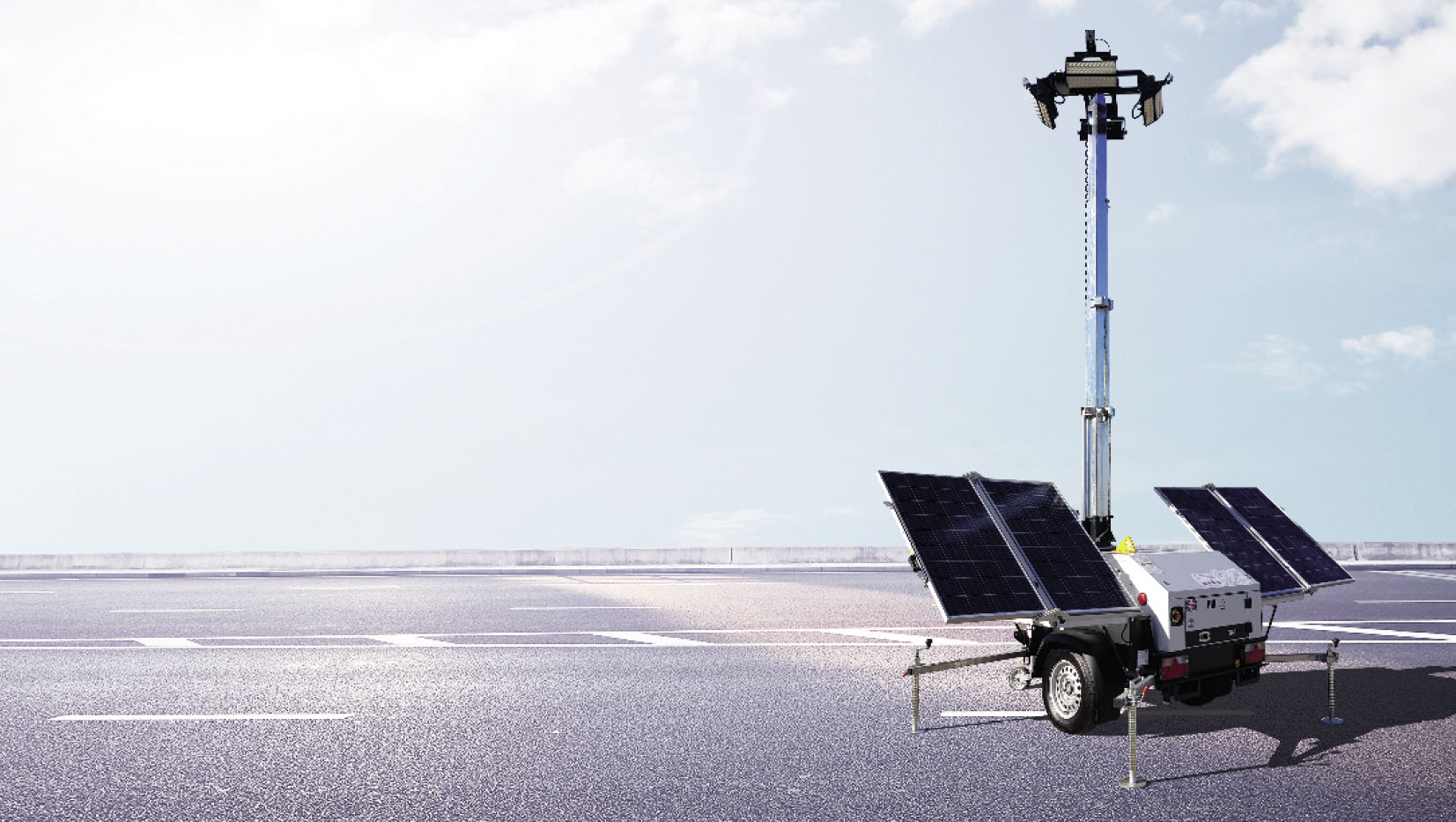 Spotlight on SMC TL55 Solar lighting tower - Morris Machinery | Morris ...